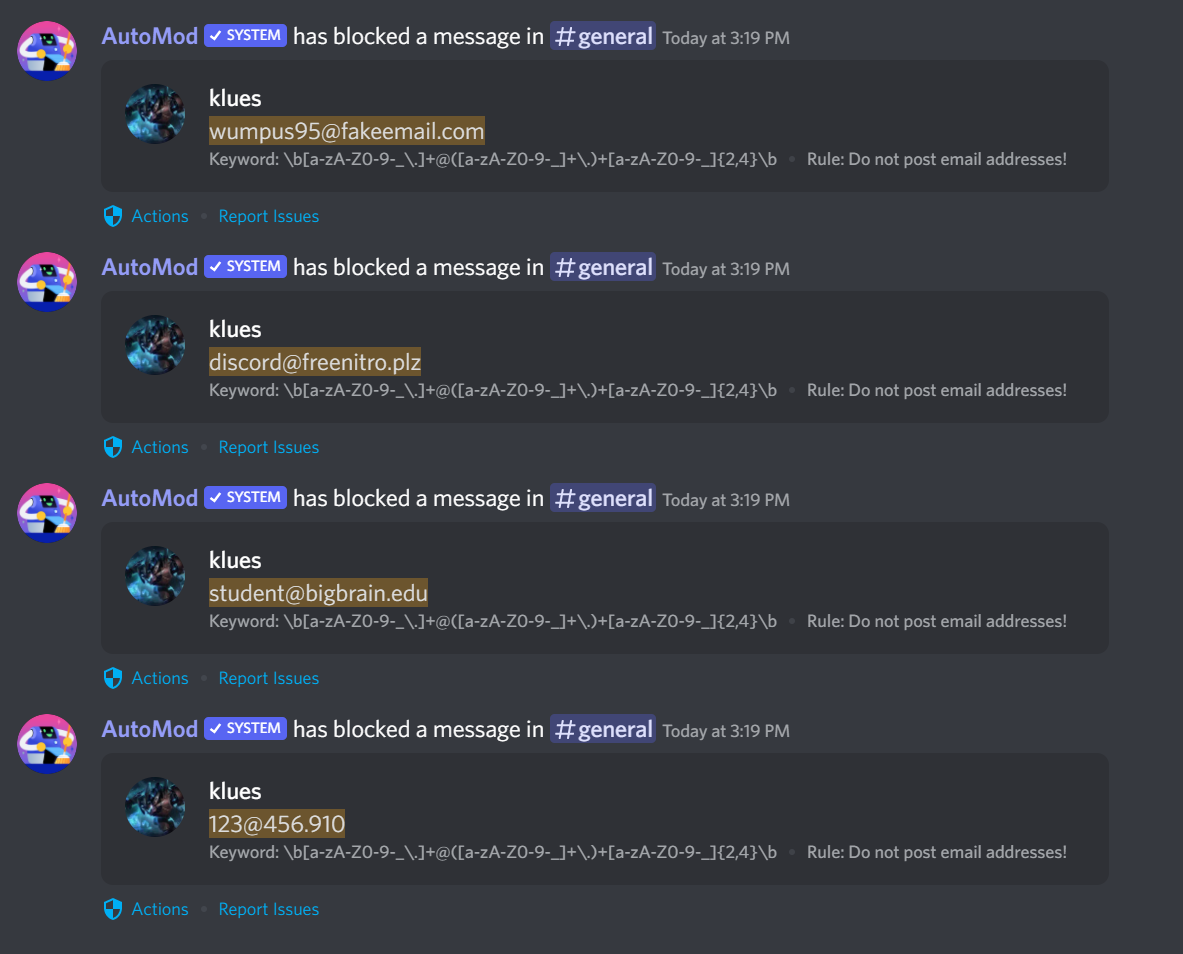 Filter Messages Using Regular Expressions Regex Discord