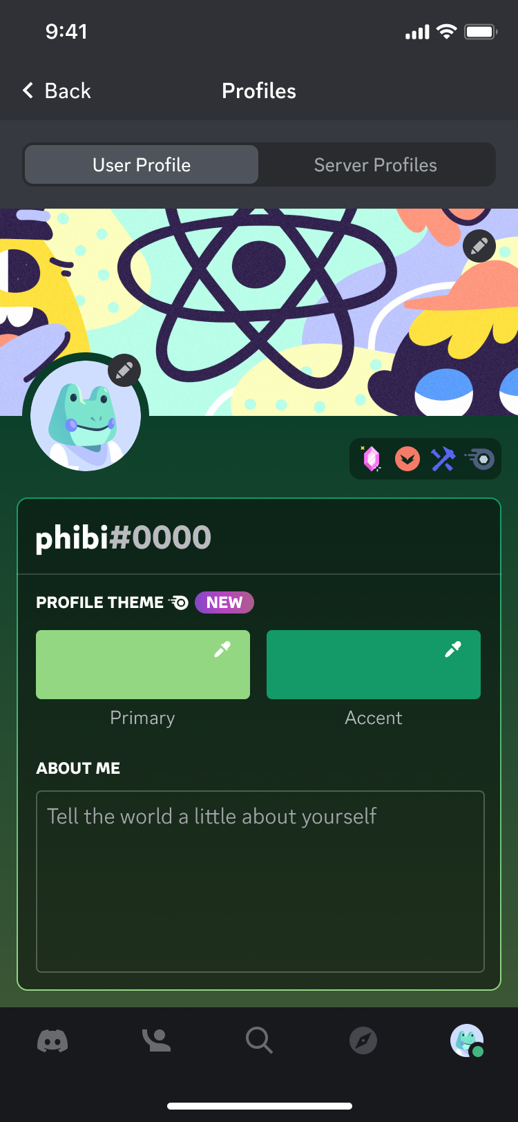Perfiles personalizados – Discord