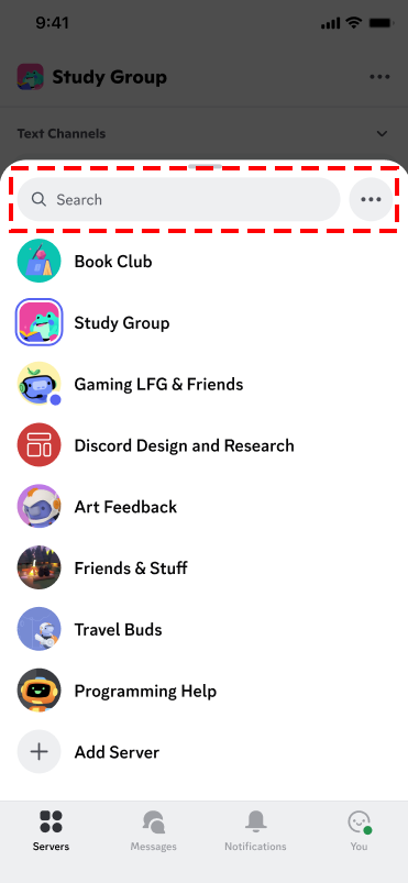 New Mobile App Layout – Discord
