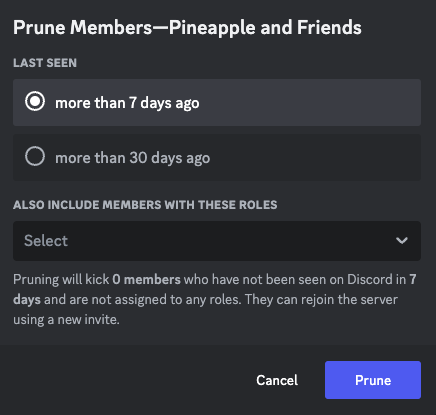 Members Page – Discord
