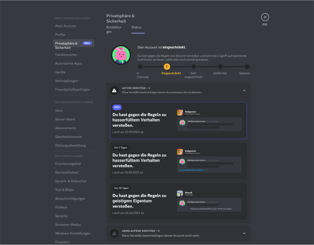Discord Warnsystem – Discord