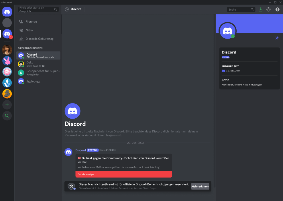 Discord Warnsystem – Discord