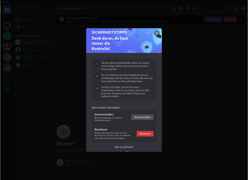 Discord Sicherheitswarnungen – Discord