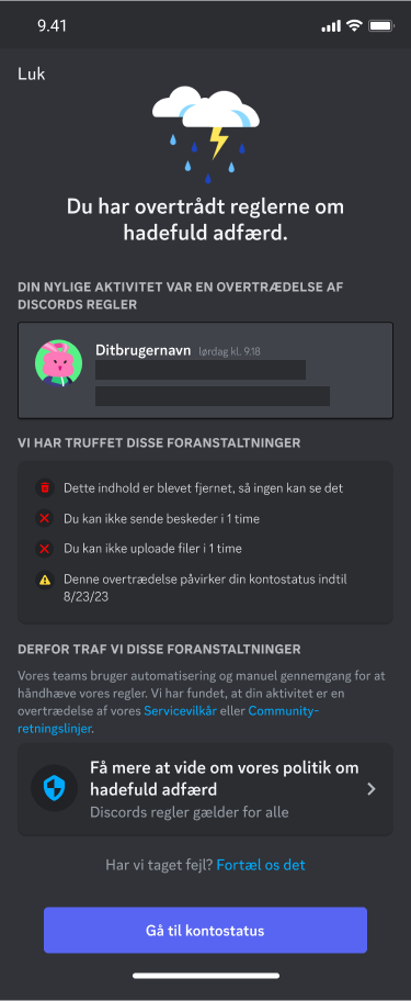 Discord Advarselssystem – Discord