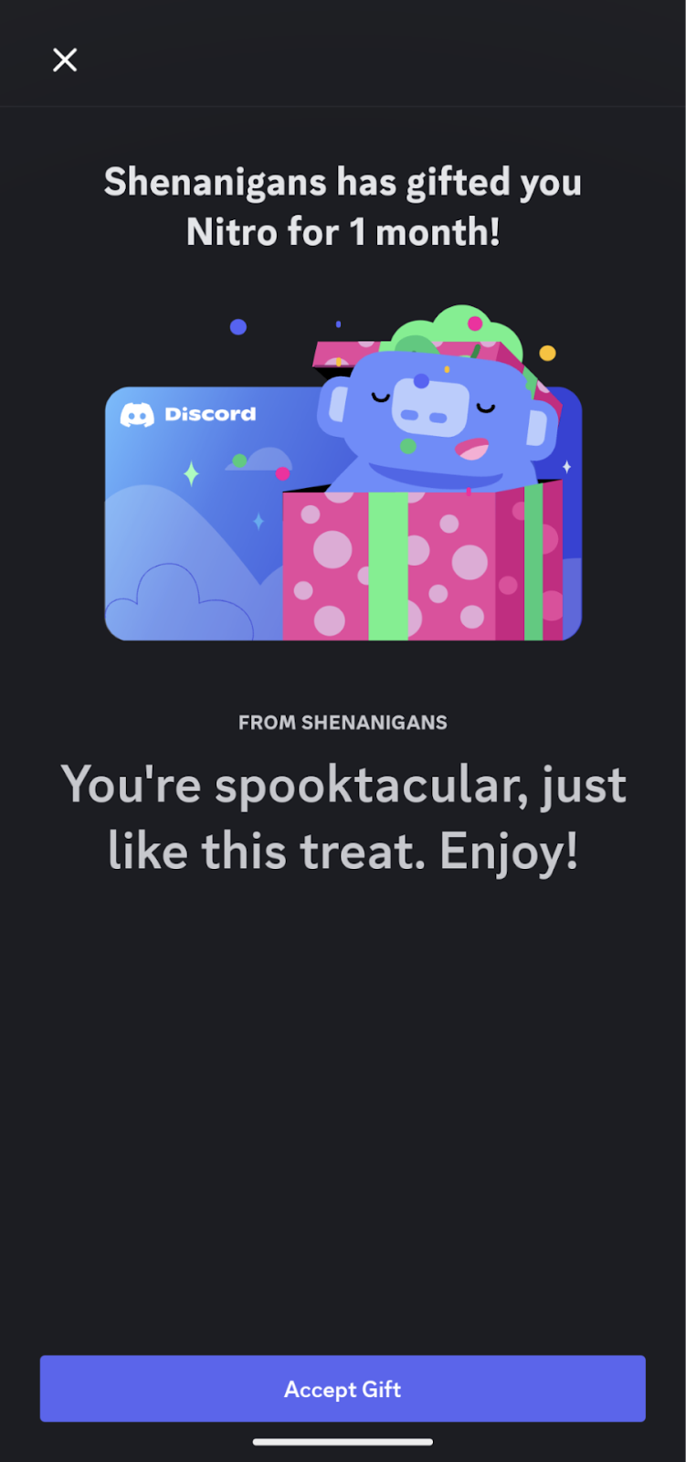 Nitro Gifting – Discord