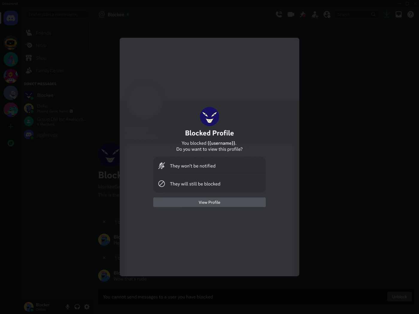 Blocking & Privacy Settings – Discord
