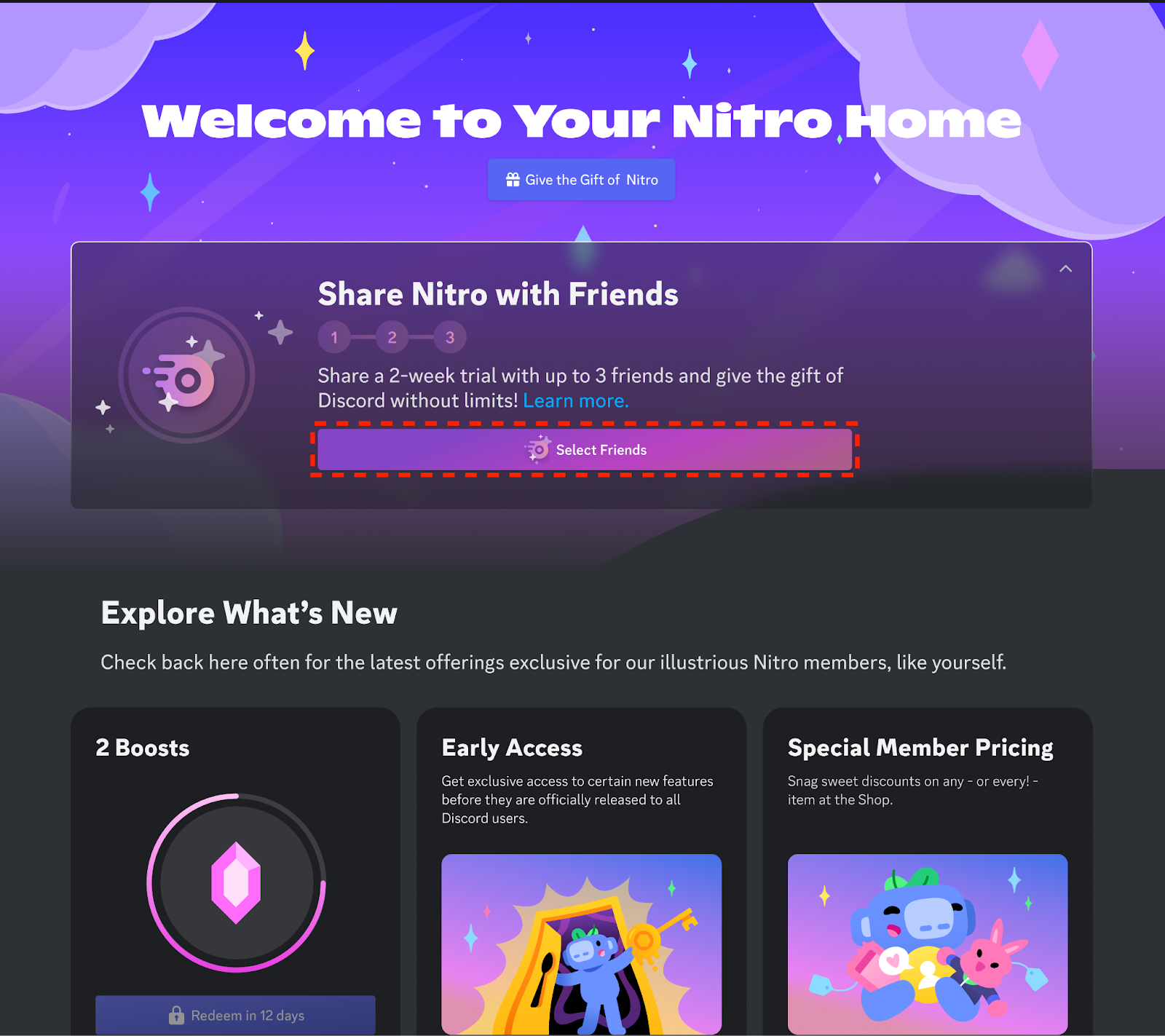 Nitro 공유하기 – Discord