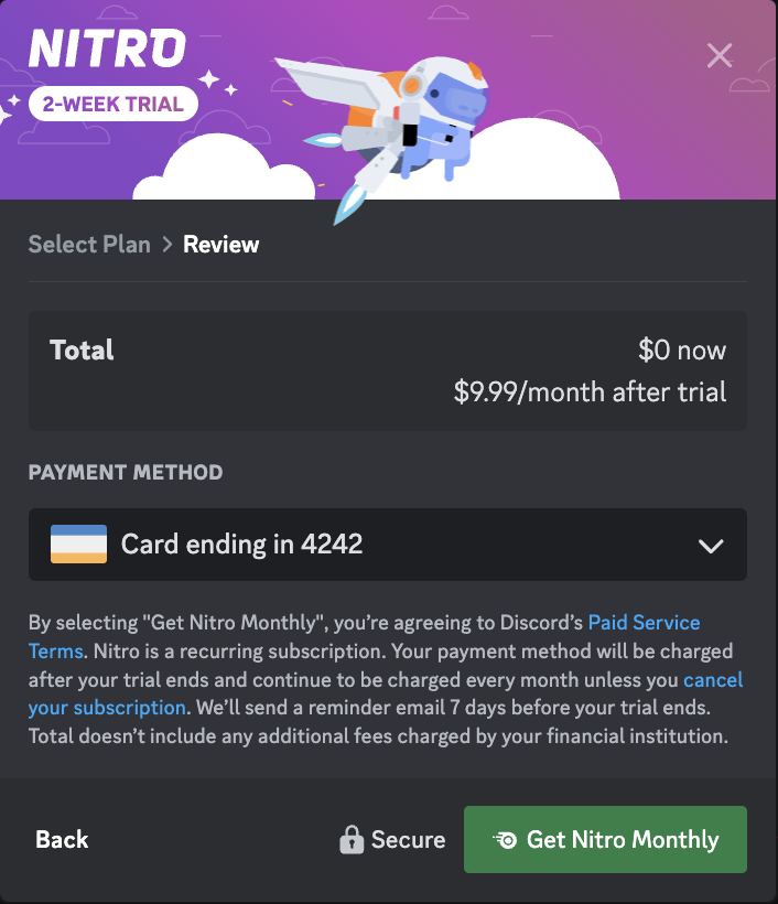 Nitro 공유하기 – Discord