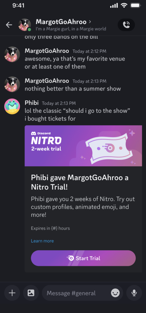 Nitro 공유하기 – Discord