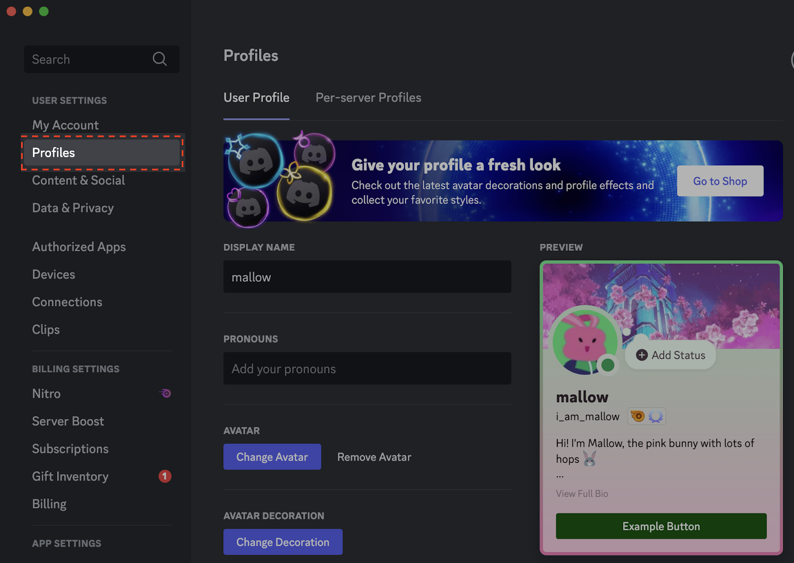 Beneficio de la Misión de Nitro – Discord