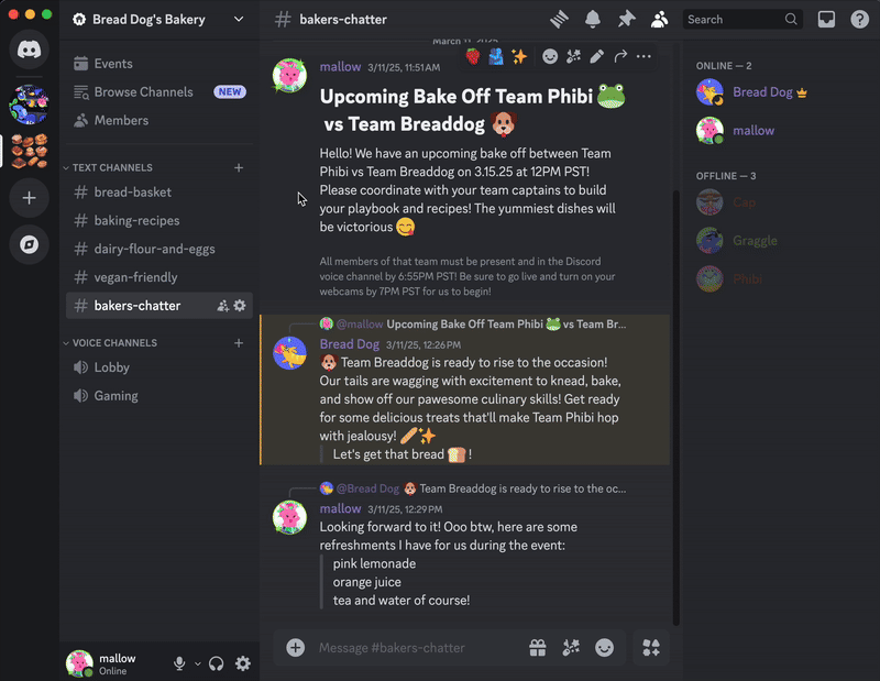 Server Profile – Discord
