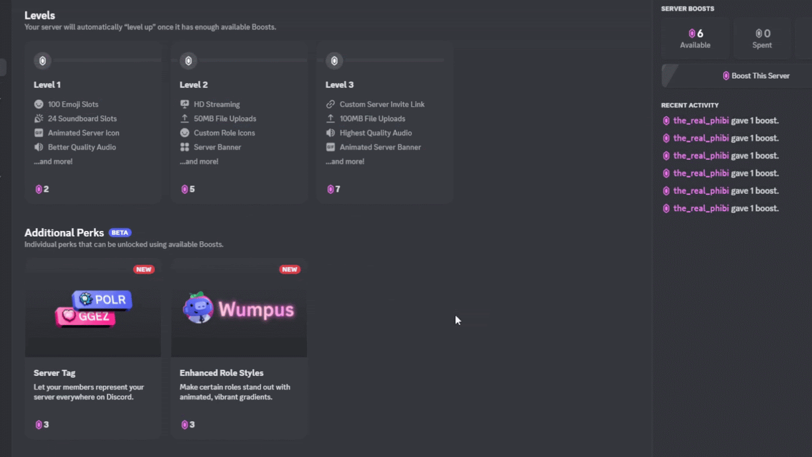Verbeterde rolstijlen – Discord