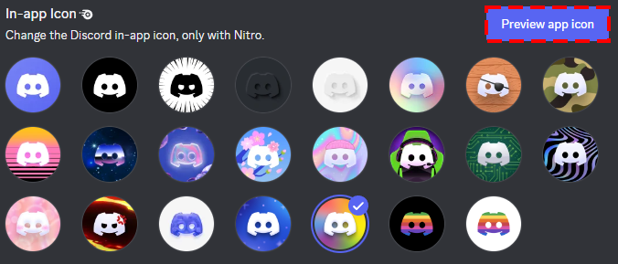 Benutzerdefinierte App-Icons – Discord
