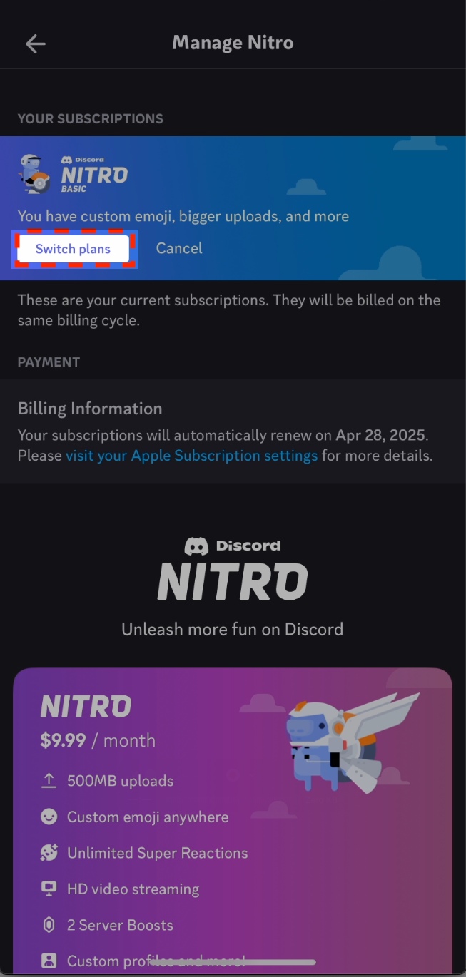 How to Upgrade Your Nitro Subscription – Discord