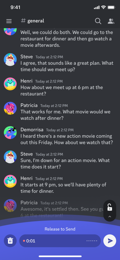 Voice Messages – Discord