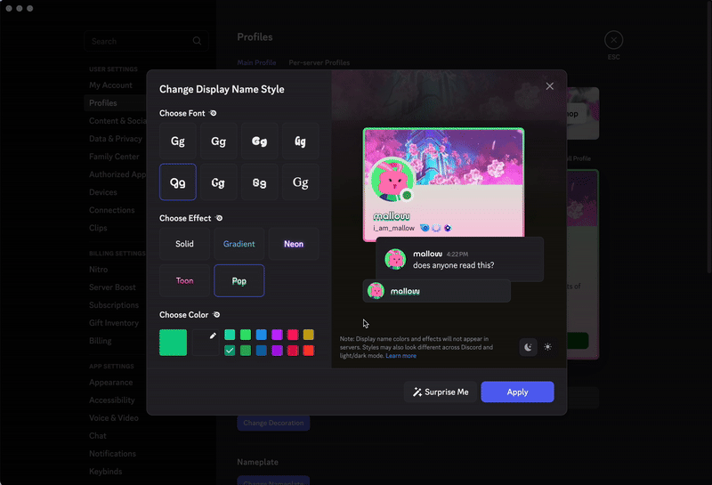 Discord Display Name Styles FAQ – Discord