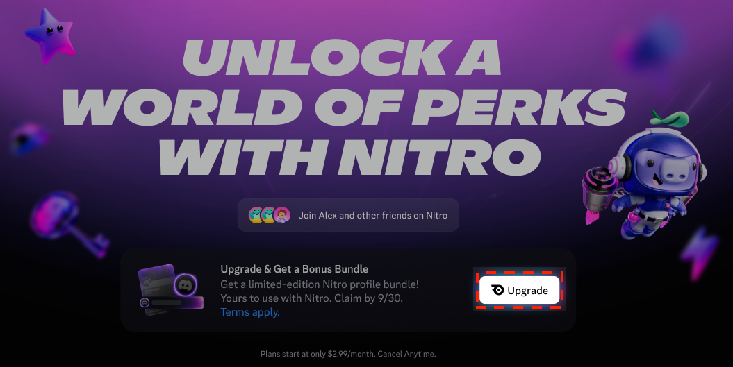 Discord Nitro September 2025 New Look Offer – Discord