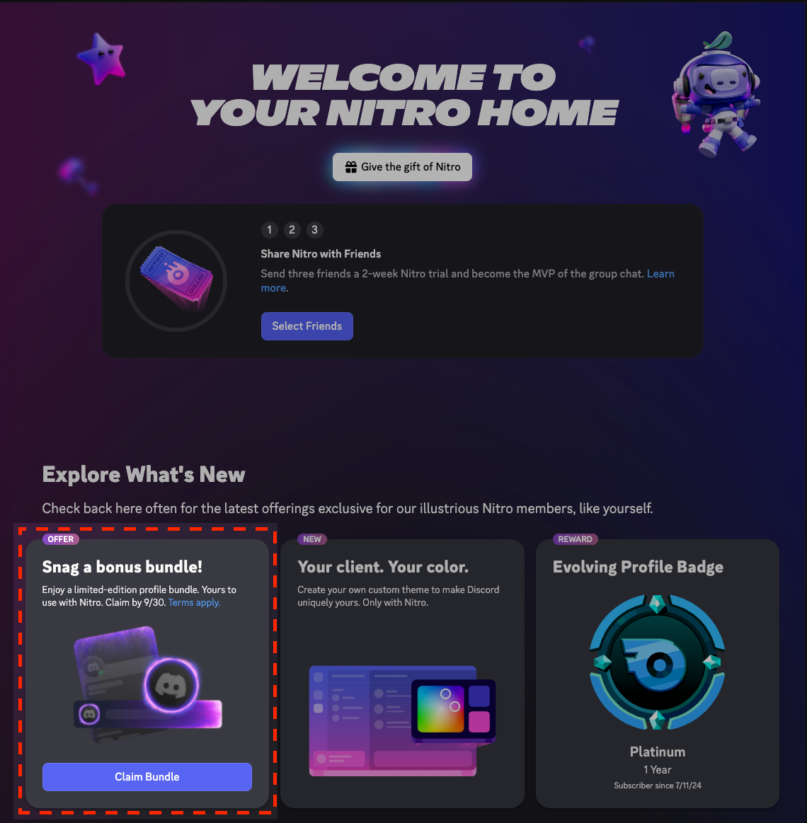 Discord Nitro September 2025 New Look Offer – Discord