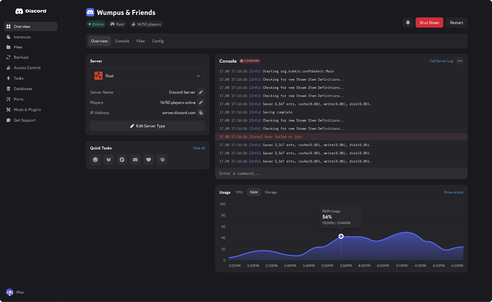 Game Servers – Discord