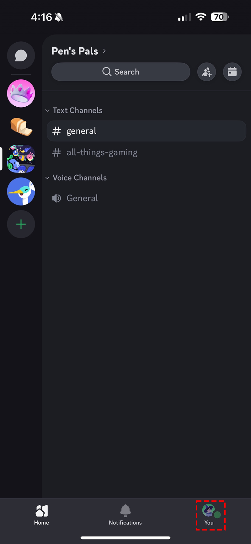 Family Center for Parents and Guardians – Discord