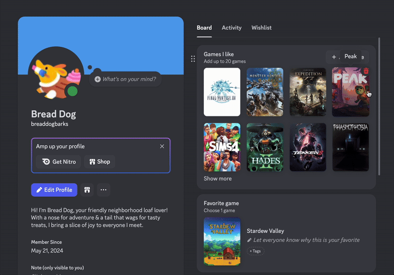 Profile Widgets FAQ – Discord