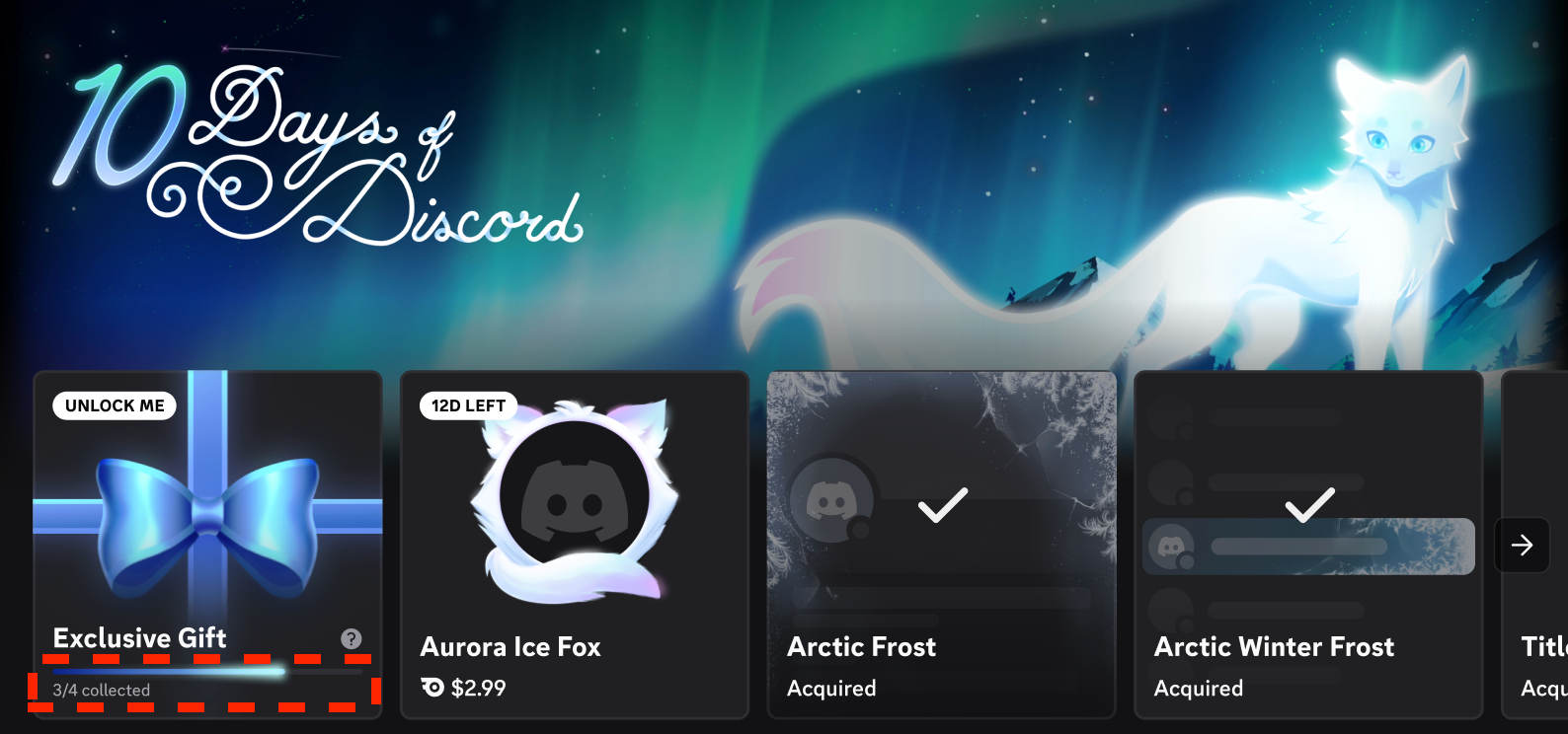 10 dias de Discord: Coleção de Inverno por tempo limitado – Discord