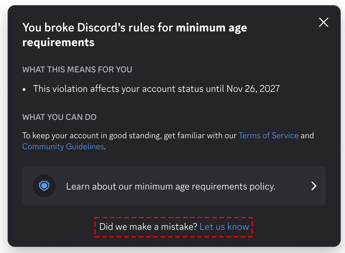 Hjælp! Jeg er gammel nok til at bruge Discord i mit land, men jeg er ...