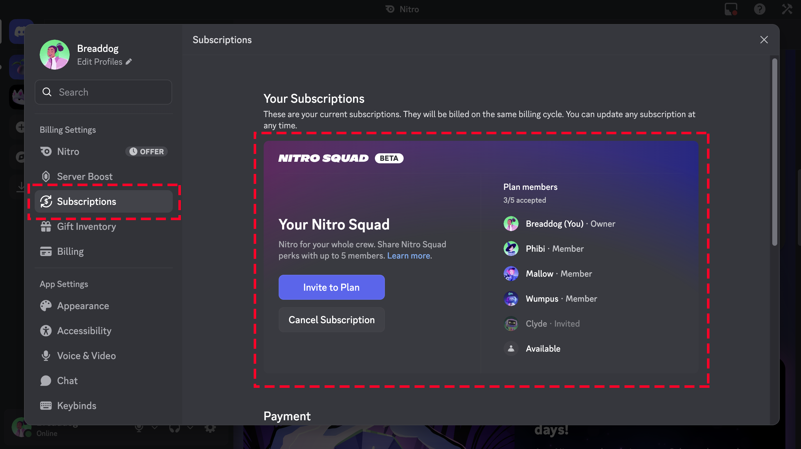 Perguntas frequentes sobre o experimento do Nitro Squad – Discord