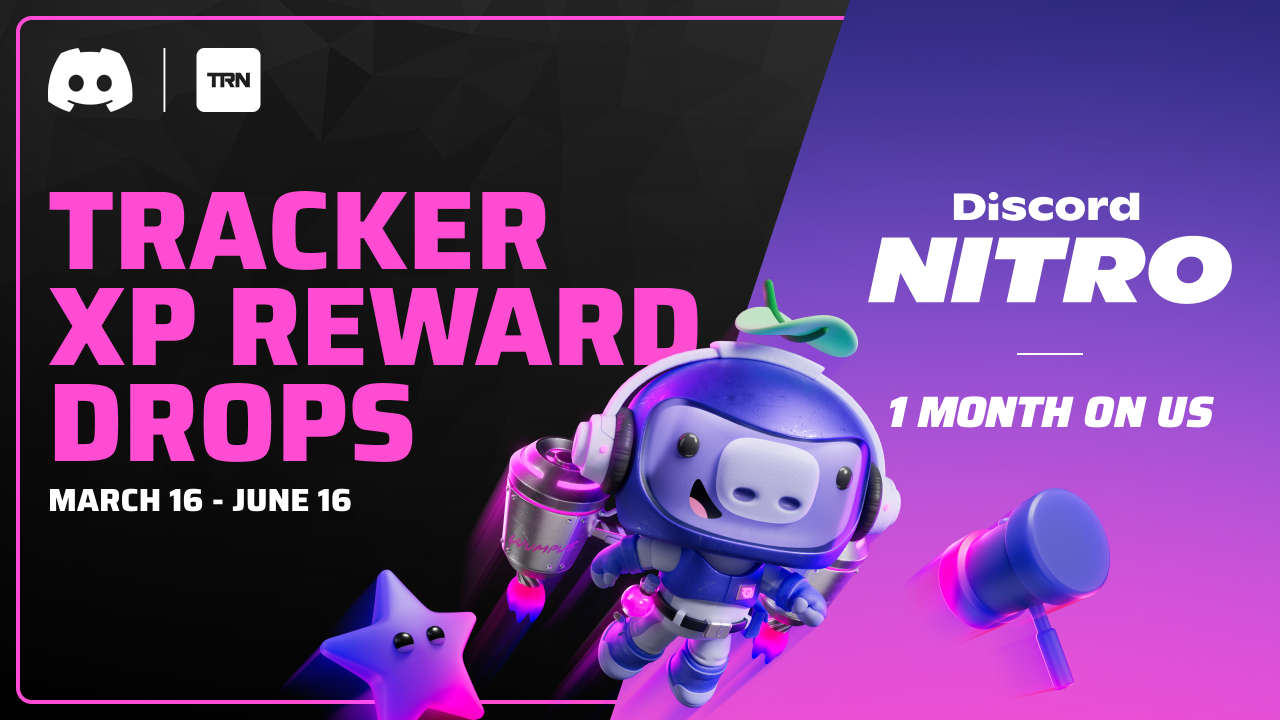 Promoción de Tracker.gg x Discord Nitro – Discord