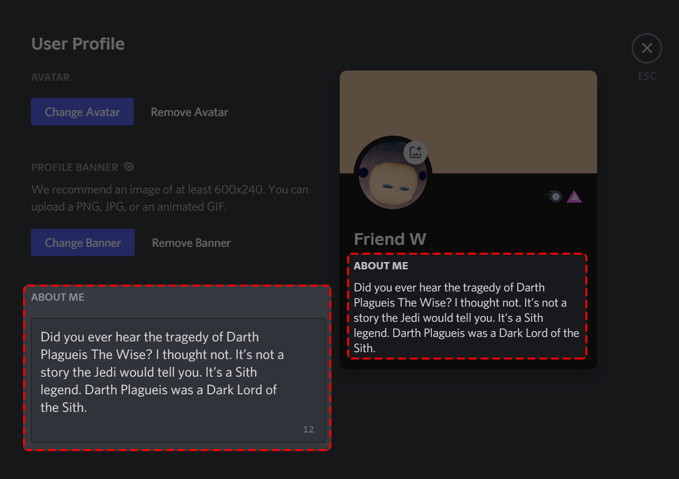Perfiles Personalizados Discord