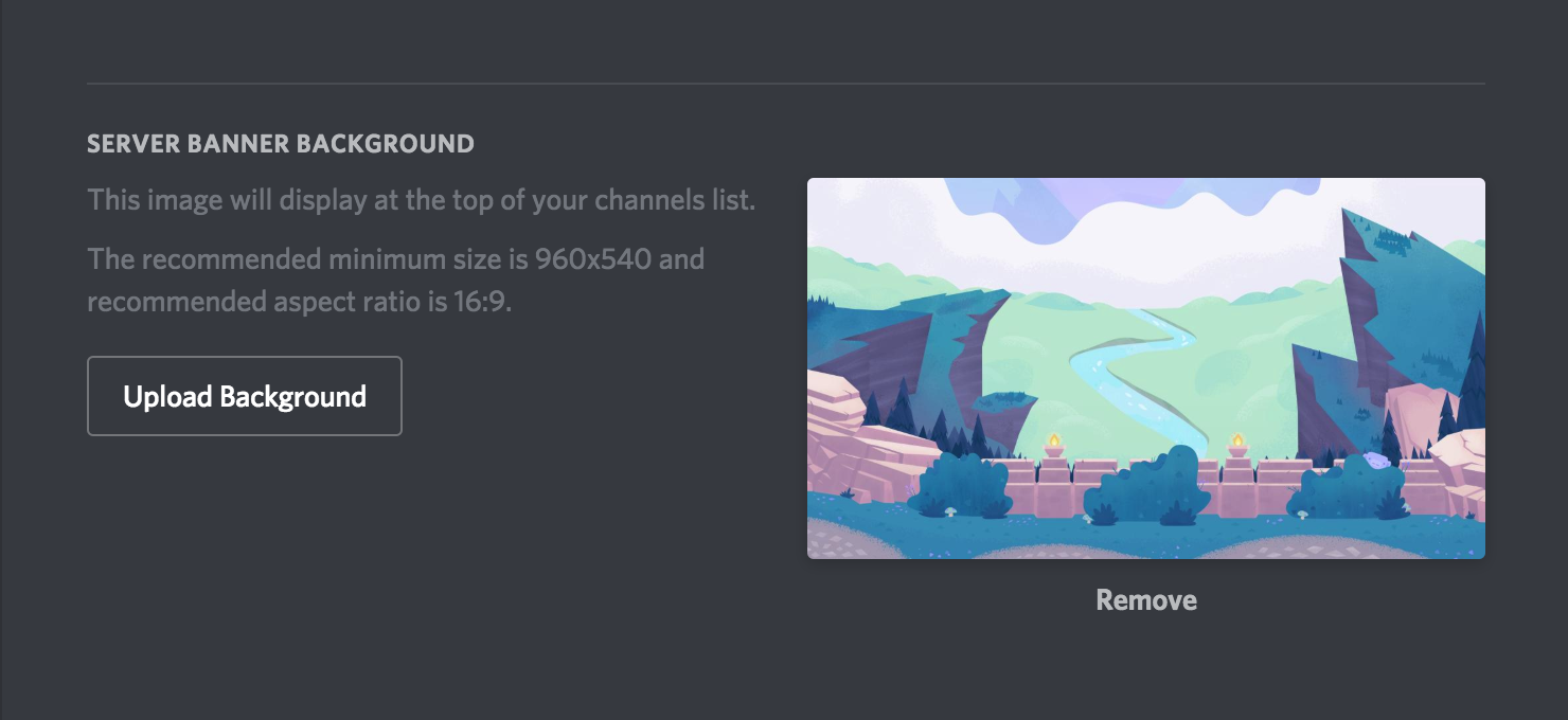 Server Banner Background Invite Splash Image Discord