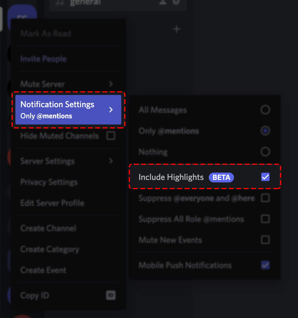Highlights Notifications Discord