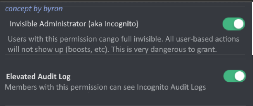 New Features (custom concept) – Discord