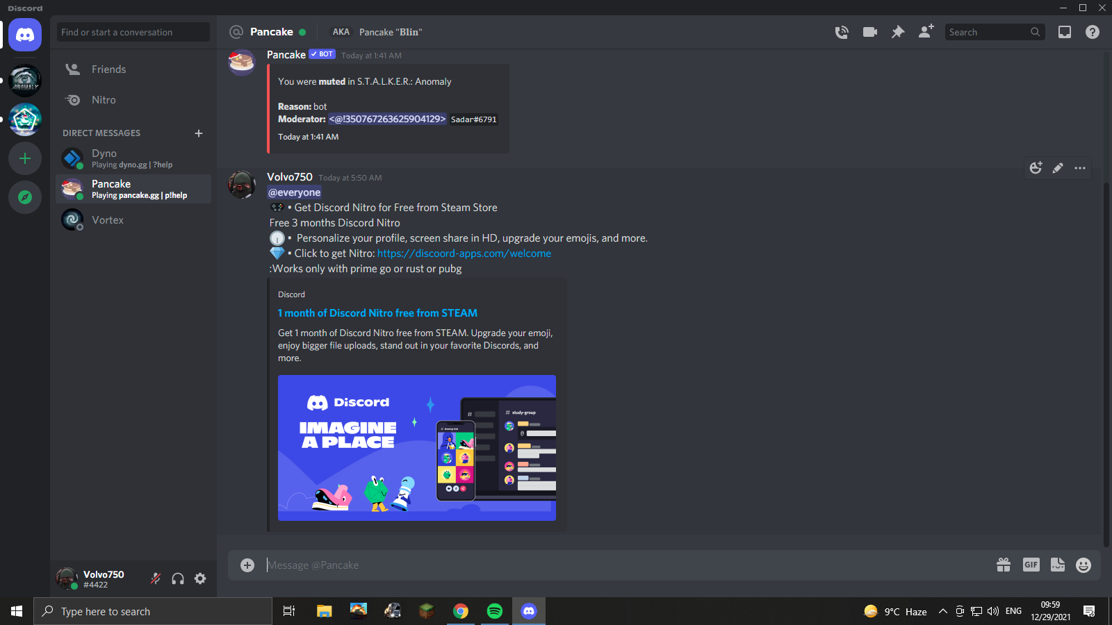 Getting banned for no reason – Discord
