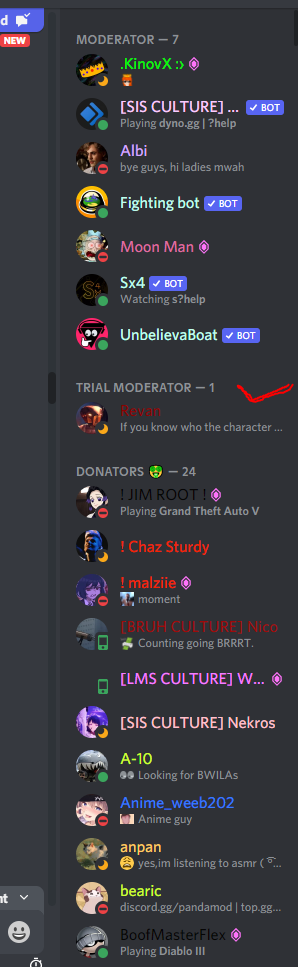 Dropdown for roles [Upvote for it to be noticed] – Discord