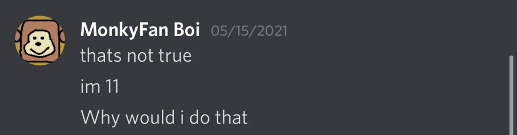 Reporting an underage user. – Discord