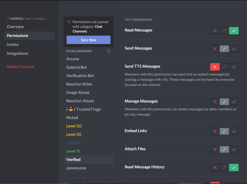 Ability to deny ability to invite players. – Discord