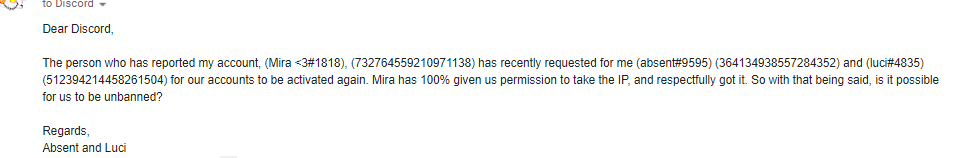 Discord account being banned falsely – Discord